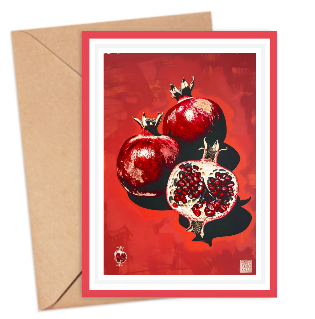 Pomegranates Card – ikonink